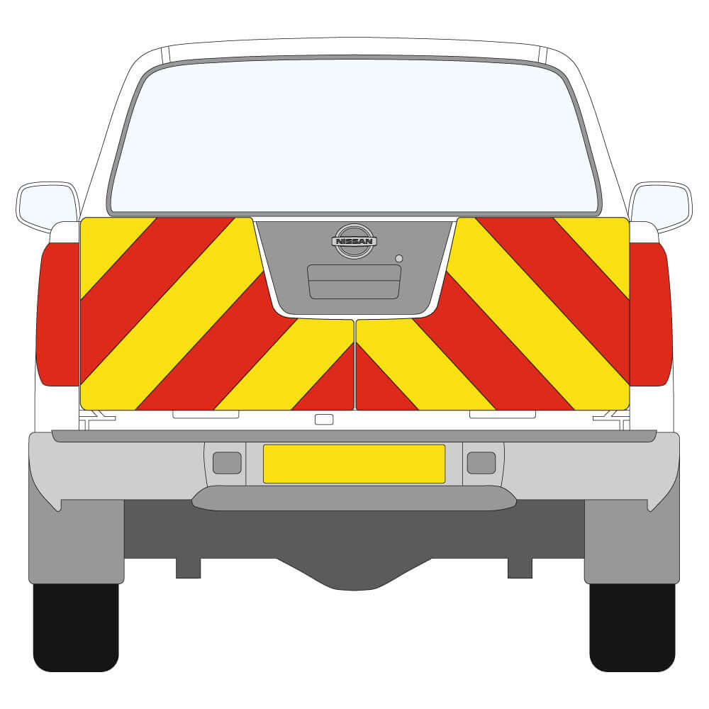 Nissan Navara 4x4 Pick Up Chevron Kit | Premium Safety – Chevron Warehouse