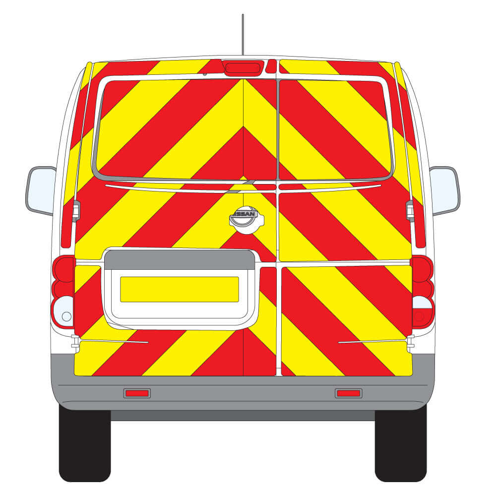 Nissan NV200 Chevron Kit (2009-2016) - Premium Safety – Chevron Warehouse